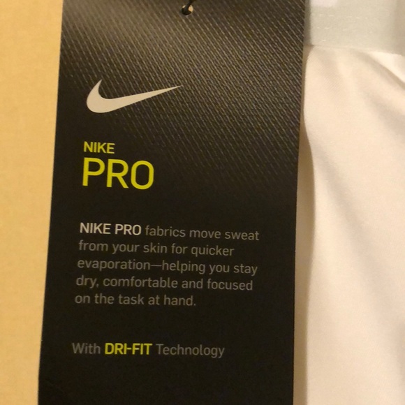 Nike | Pants | Nike Pro Mens Drifit White Workout Pants Nwt | Poshmark